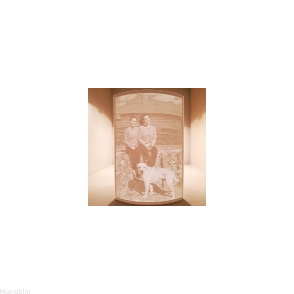 Lithophane - Custom 3D Printed Photo Creation | Manubim