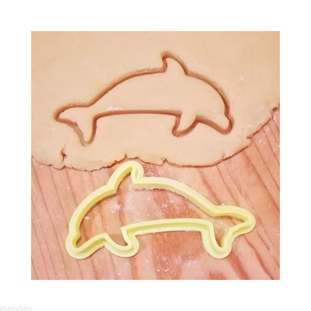 3D printed Dolphin-Shaped Custom Cookie Cutter - creative gift (DIY).