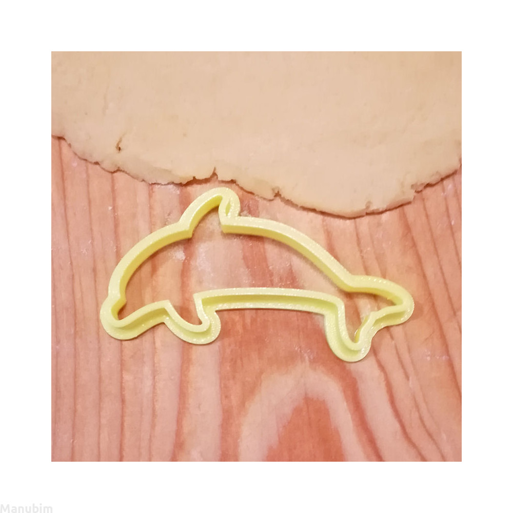 3D printed Dolphin-Shaped Custom Cookie Cutter - creative gift (DIY).