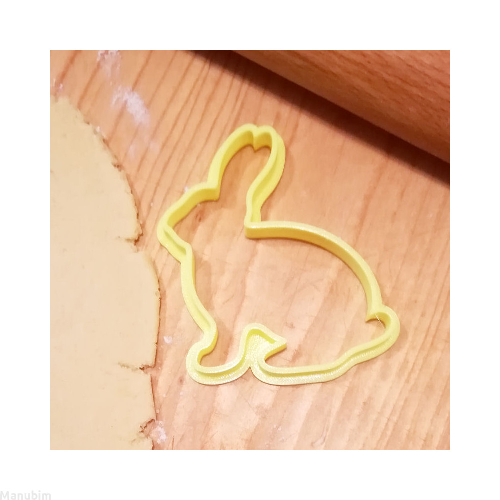 3D printed Rabbit-Shaped Custom Cookie Cutter - creative gift (DIY).