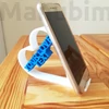 Unique Heart-Shaped Desktop Phone Holder | Manubim