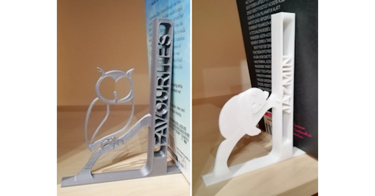 Custom Bookends with 3D printing | Manubim