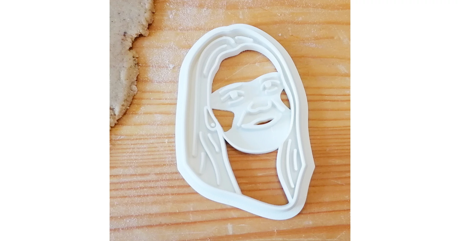 Custom Face Cookie Cutter, personalized from photo - 3D printed