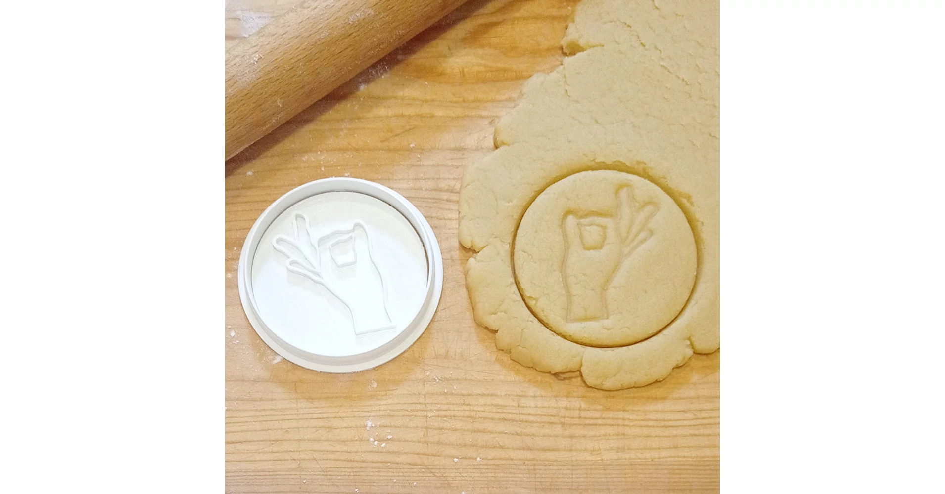 'OK' Hand Gesture Cookie Cutter