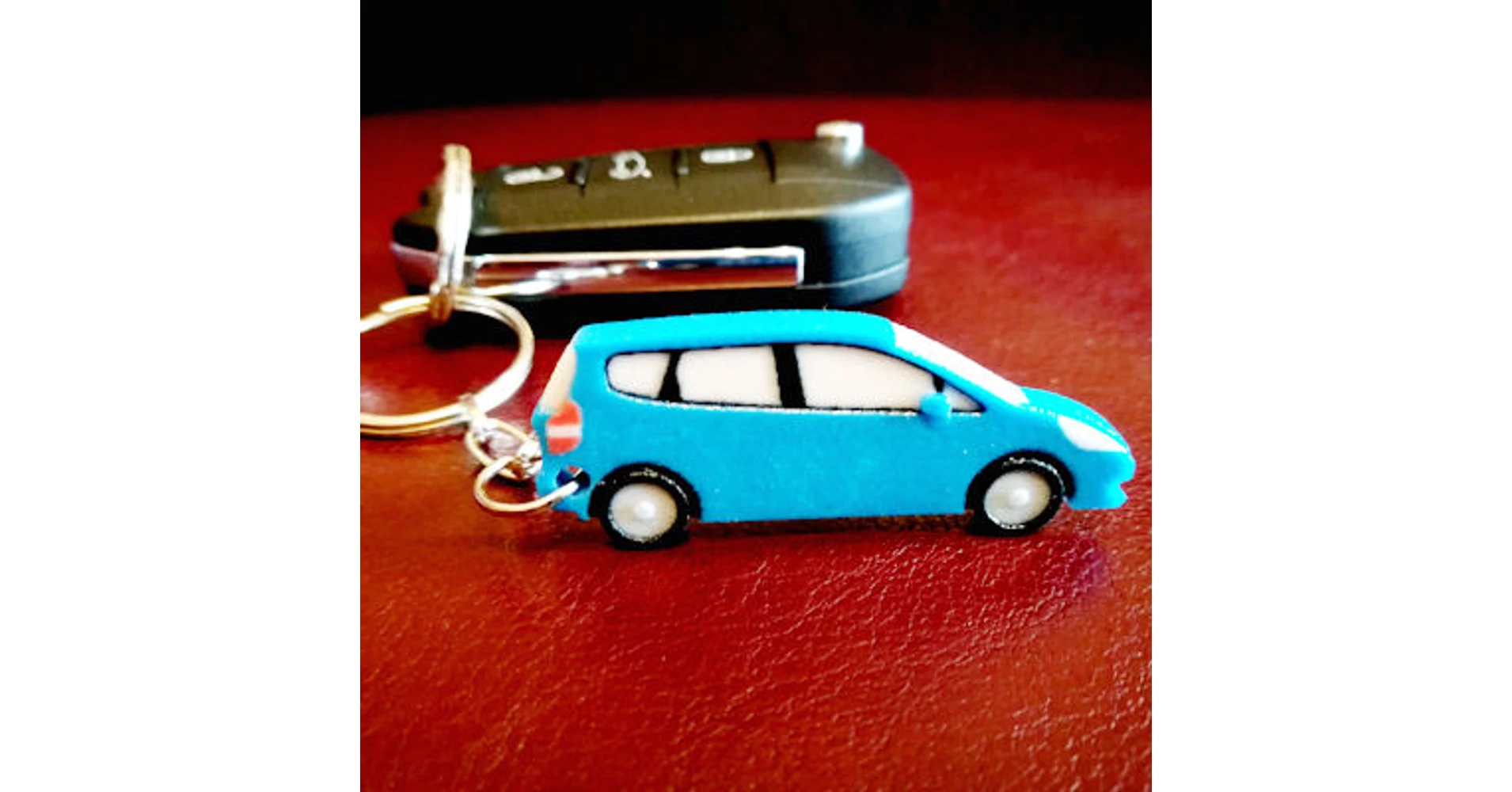 3D printed Honda Jazz Keychain - creative gift (DIY).
