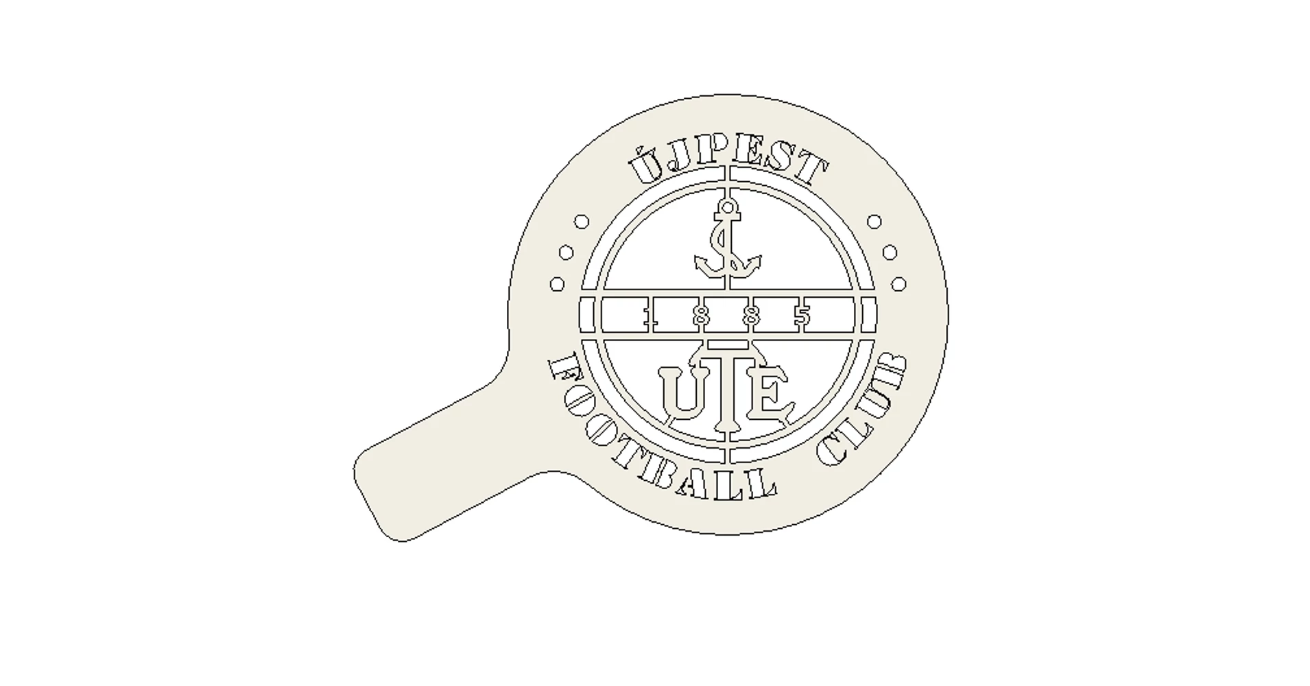 3D printed Custom Logo UTE-1, Cappuccino, Coffee Stencil, PLA, plastic ...