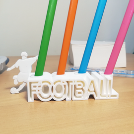 Ballerina Pen Holder with Custom Name - 3D Printed Product